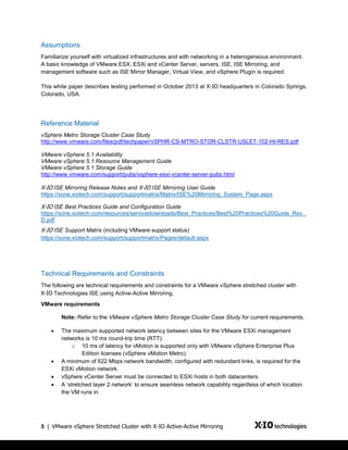 VMware vSphere Stretched Cluster using ISE Active-Active Replication ...