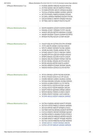 V mware workstation pro 4,5,6,7,8,9,10,11,12,14,15 universal license ...