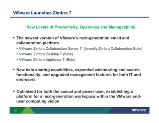 VMware Zimbra 7 | PPT