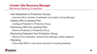 vCenter Site Recovery Manager: Architecting a DR Solution | PPT