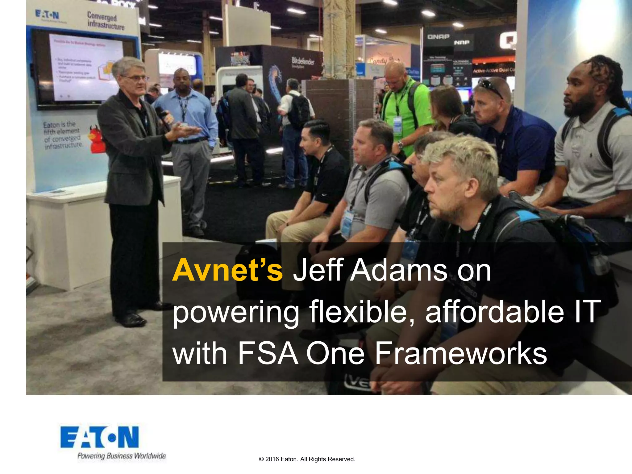 VMworld 2016 recap from the Eaton booth | PPTX