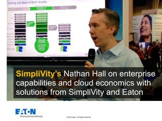 VMworld 2016 recap from the Eaton booth | PPTX