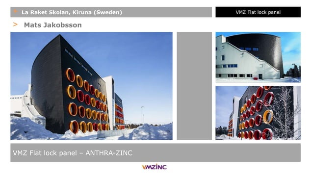 VMZINC Flat lock panel | PPT