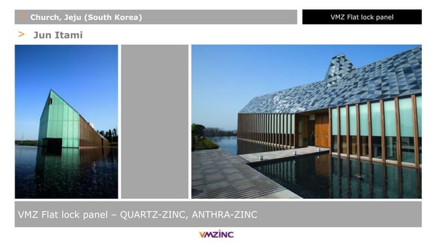VMZINC Flat lock panel | PPT