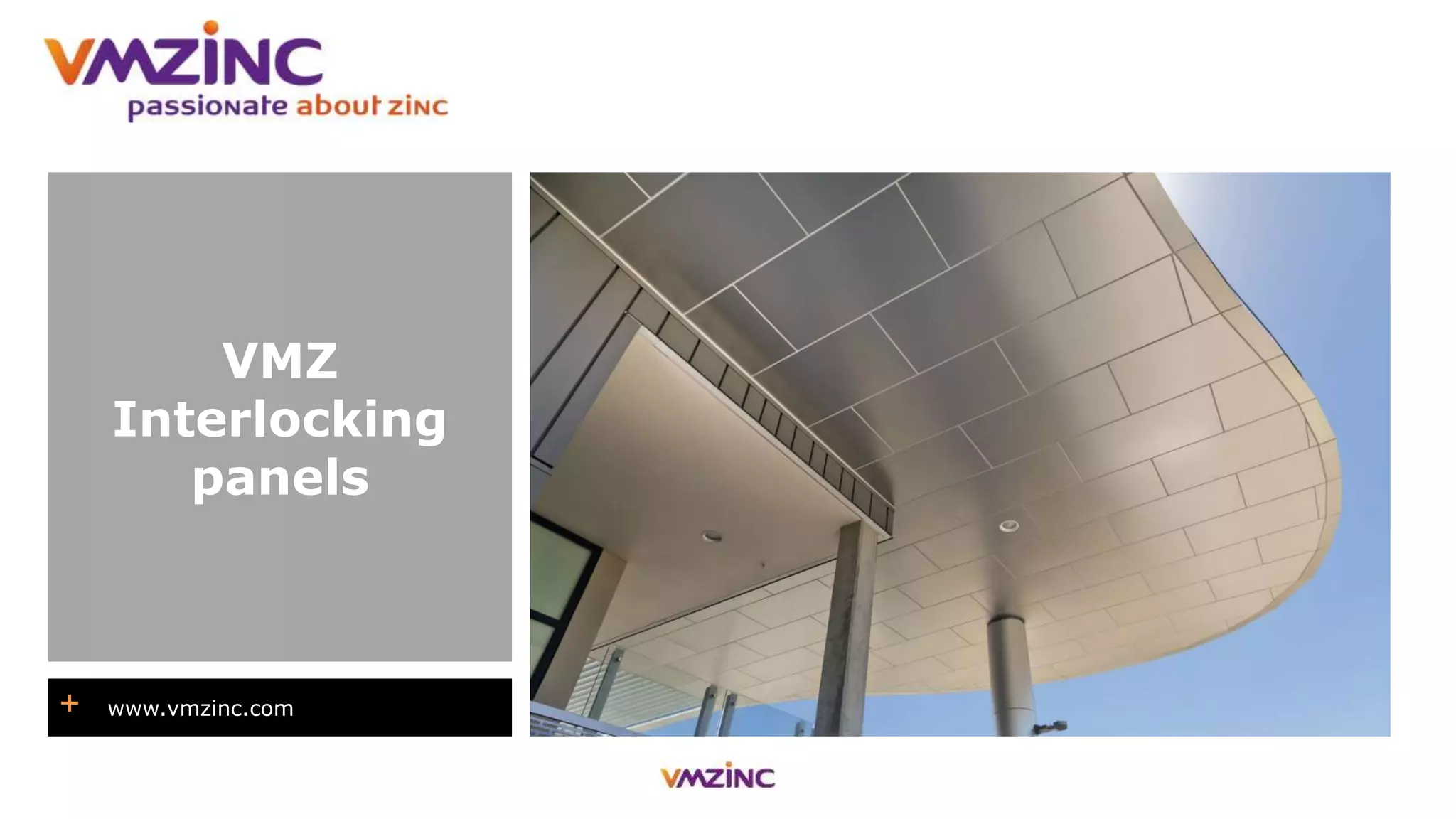 VMZINC Interlocking panels | PPTX