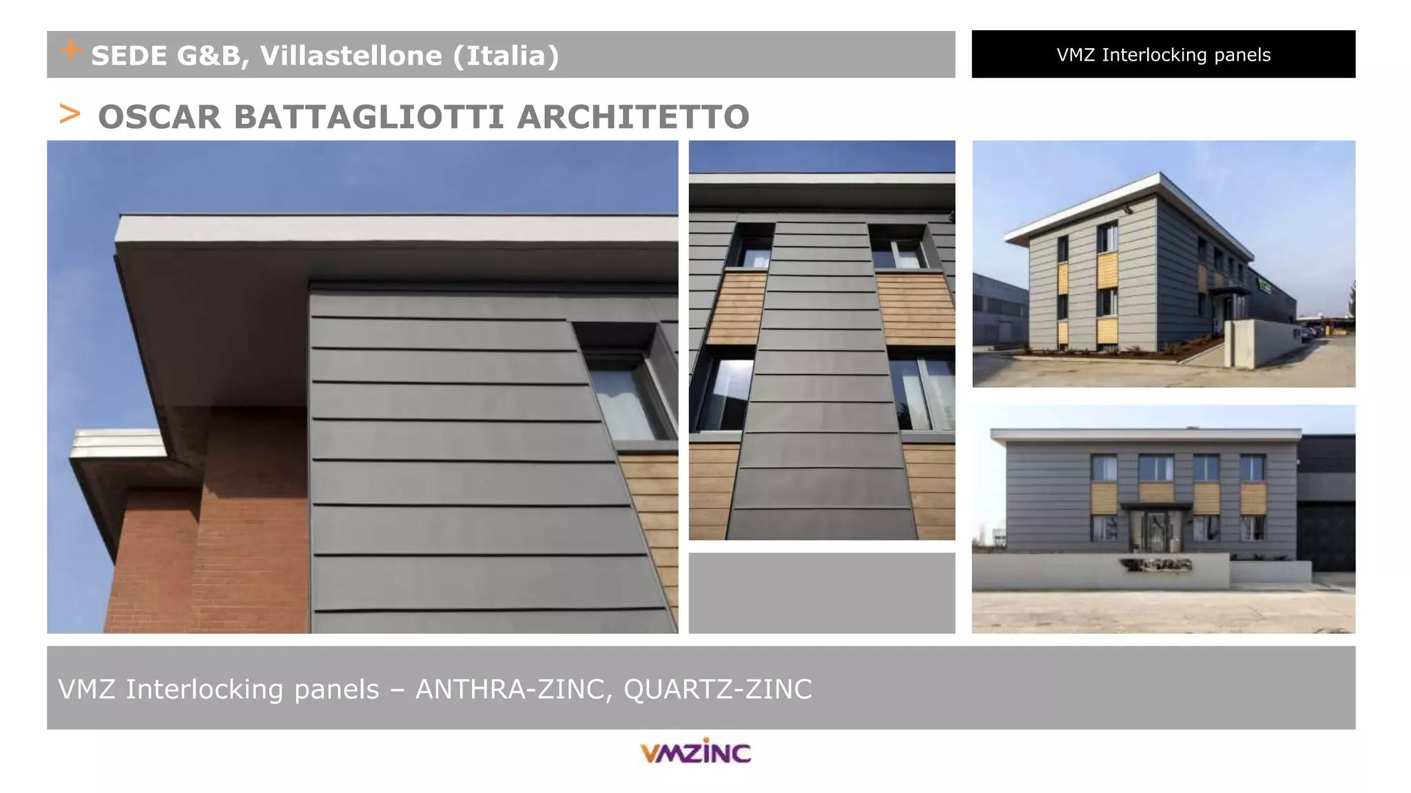 VMZINC Interlocking panels | PPTX