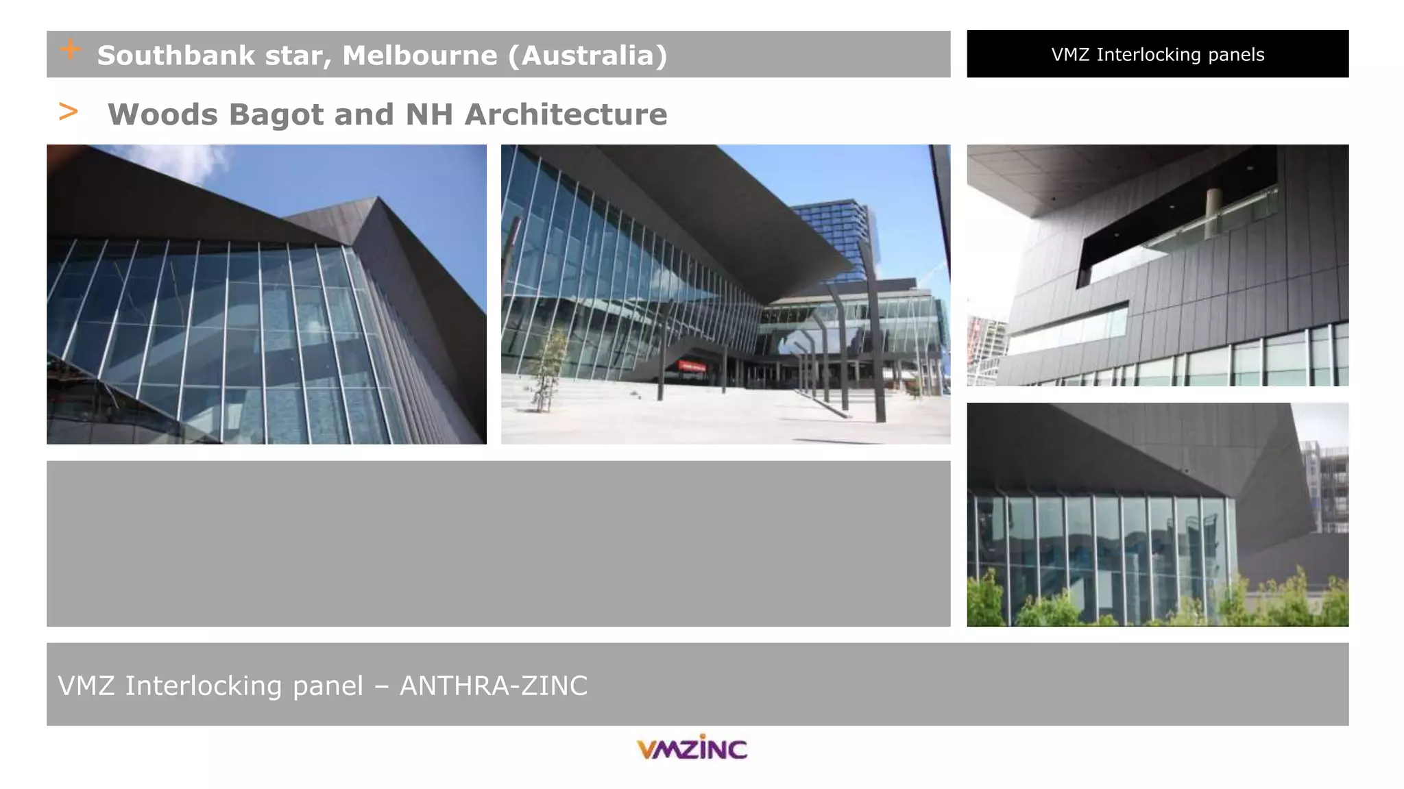 VMZINC Interlocking panels | PPTX