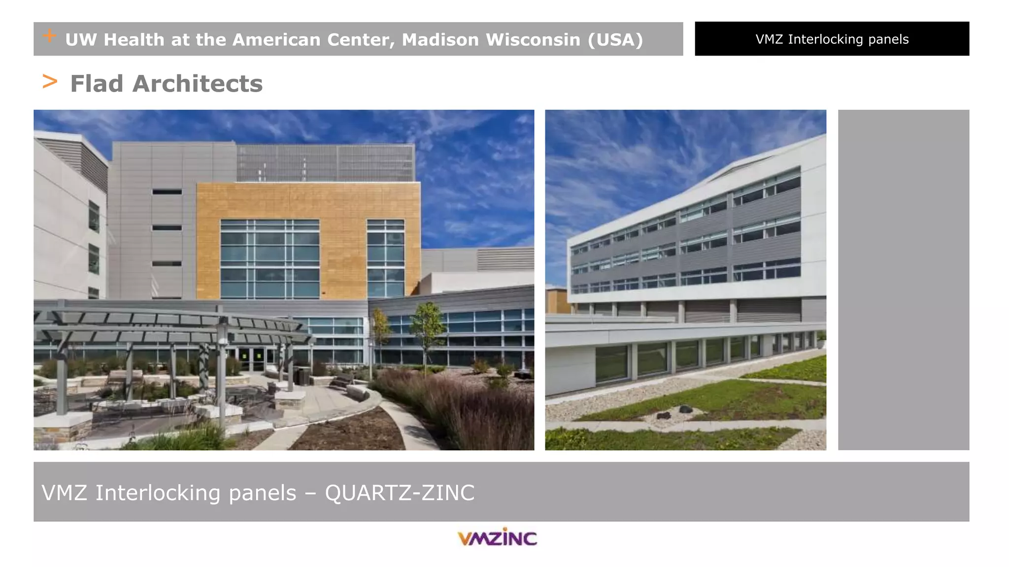 VMZINC Interlocking panels | PPTX