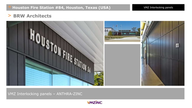 VMZINC Interlocking panels | PPTX | Civil Engineering Industry | Industries