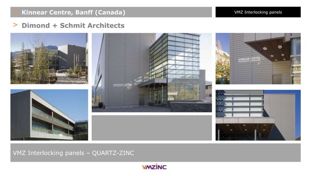 VMZINC Interlocking panels | PPTX | Civil Engineering Industry | Industries