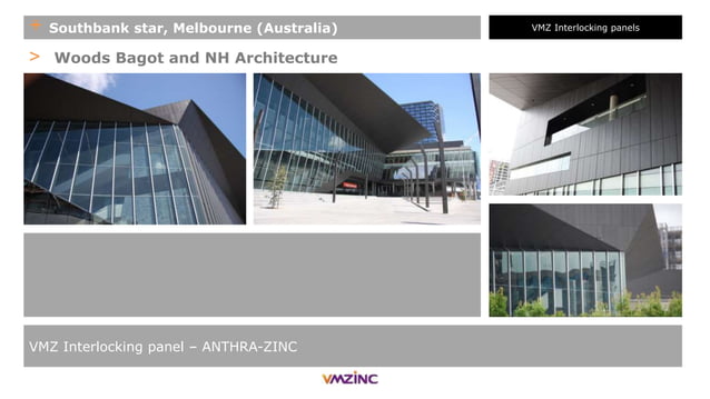 VMZINC Interlocking panels | PPTX | Civil Engineering Industry | Industries