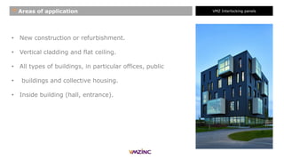 VMZINC Interlocking panels | PPTX
