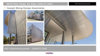 VMZINC Interlocking panels | PPTX