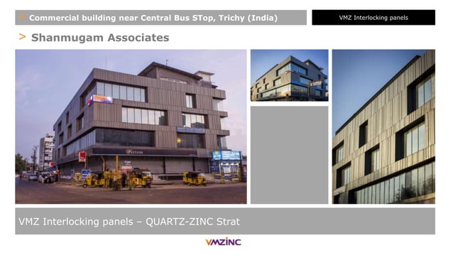 VMZINC Interlocking panels | PPTX | Civil Engineering Industry | Industries