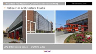 VMZINC Interlocking panels | PPTX