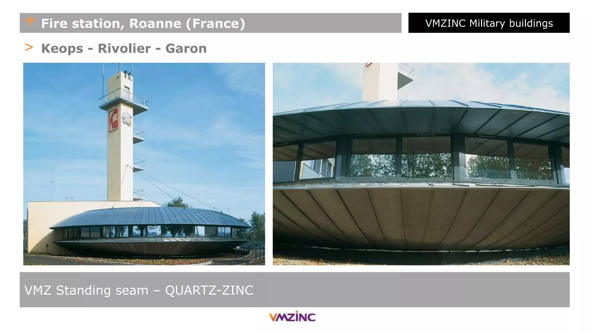 VMZINC Military buildings | PPT