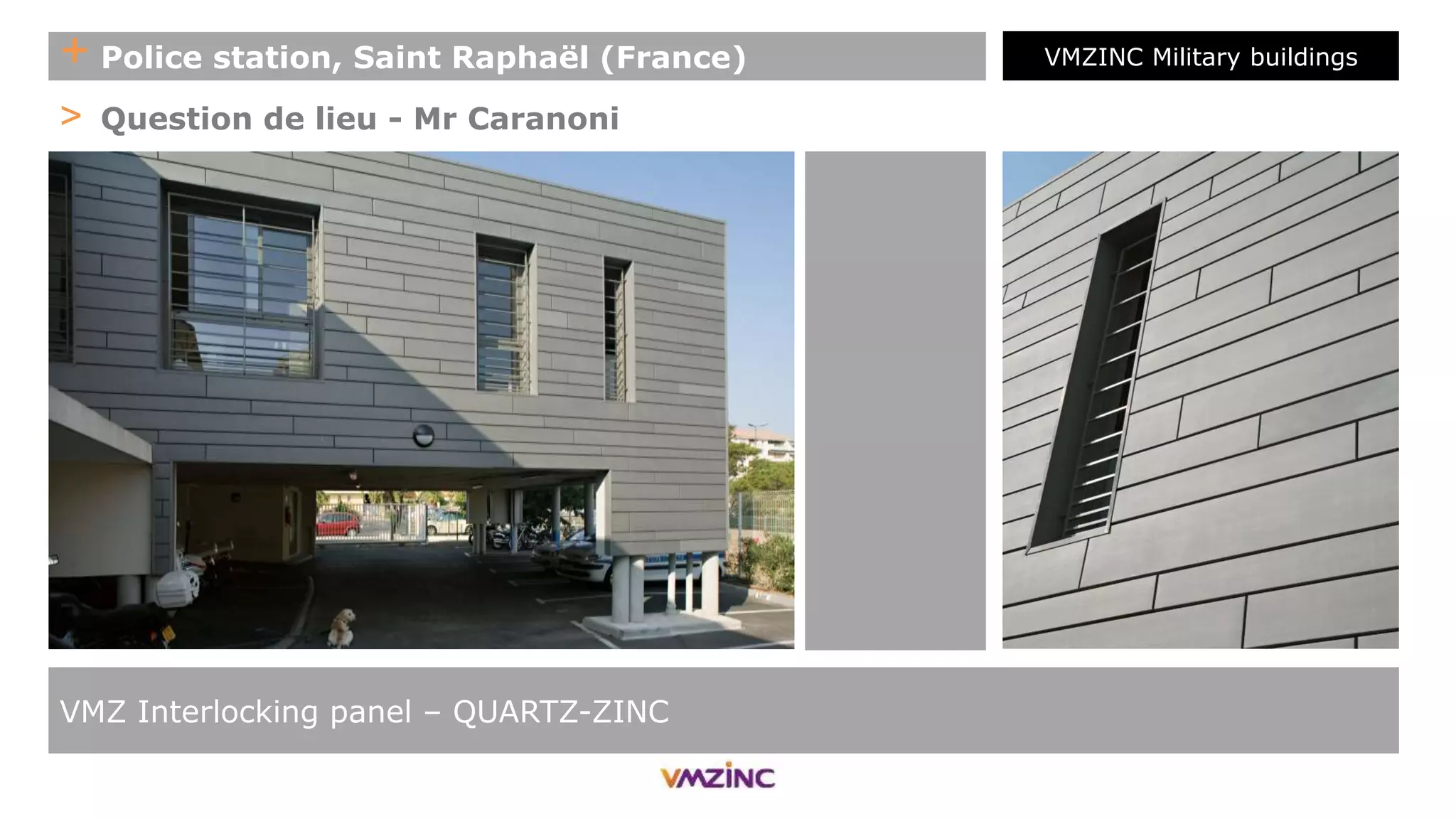 VMZINC Military buildings | PPT