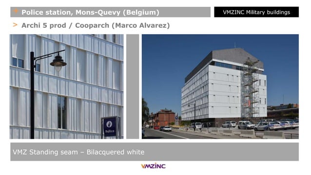 VMZINC Military buildings | PPT