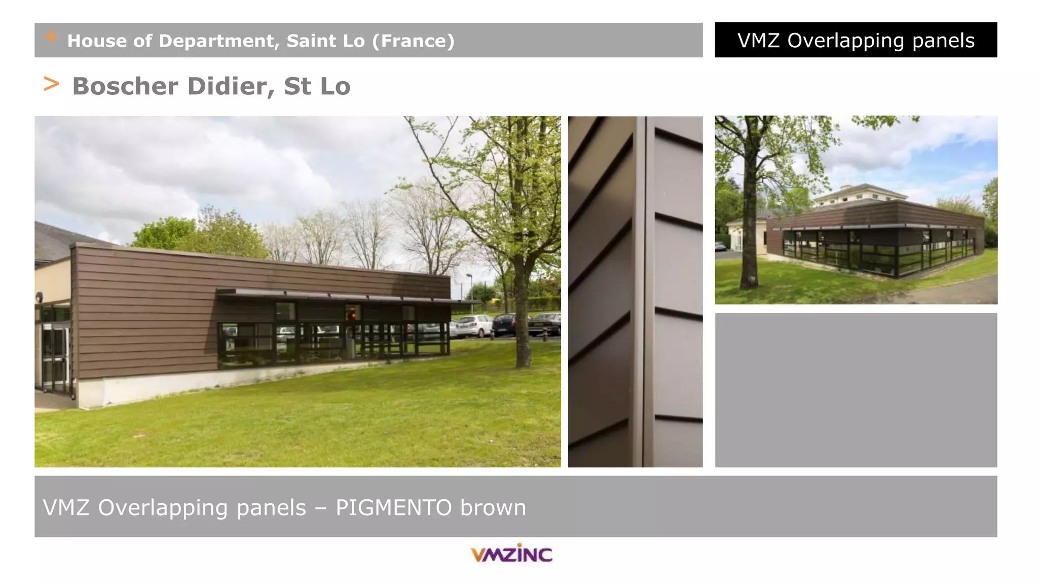 VMZINC Overlapping panels | PPT