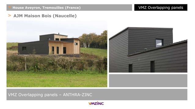 VMZINC Overlapping panels | PPT