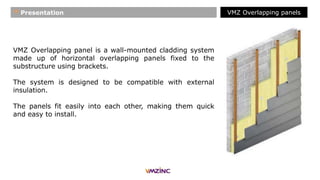 VMZINC Overlapping panels | PPT