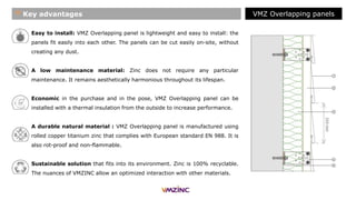 VMZINC Overlapping panels | PPT