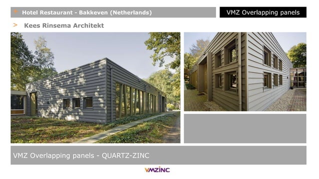 VMZINC Overlapping panels | PPT