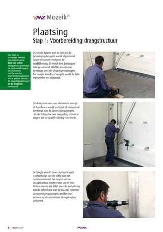 Vmzinc-plaatsingsgids vmz mozaik | PDF
