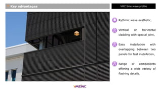 VMZINC Sine wave profile | PPT