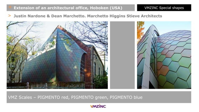 VMZINC Special shapes | PPT