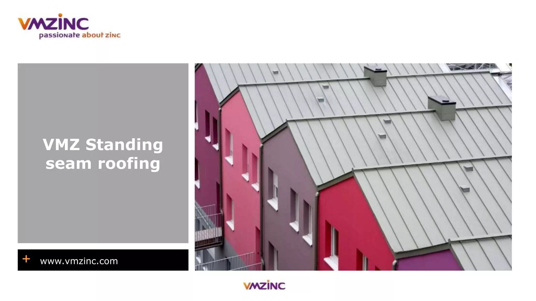 VMZINC Standing seam roofing | PPTX