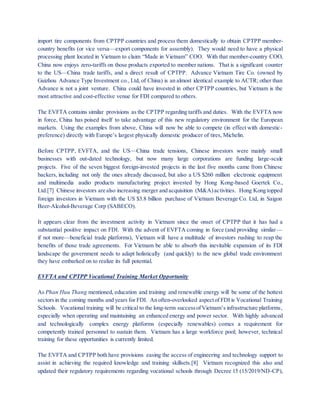 Lawyer in Vietnam Dr Oliver Massmann VIETNAM—FOREIGN DIRECT INVESTMENT AND UNINTENDED EFFECTS ...