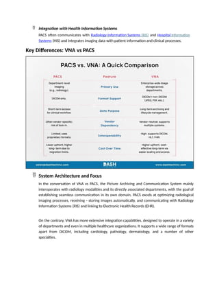 VNA vs PACS: Choosing the Right Medical Imaging Technology.pptx