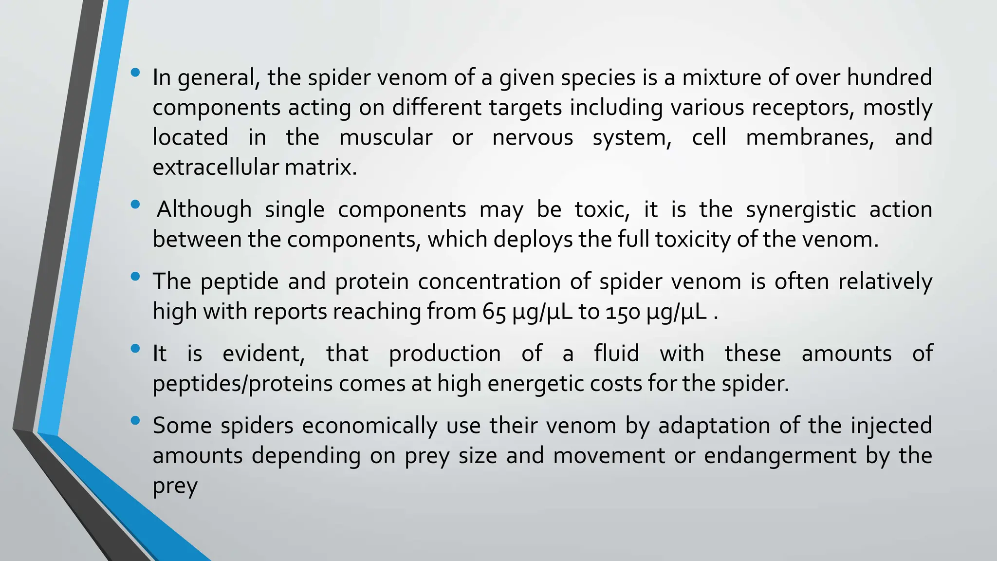 Insect Venom specifically of spiders and Scorpions | PPTX
