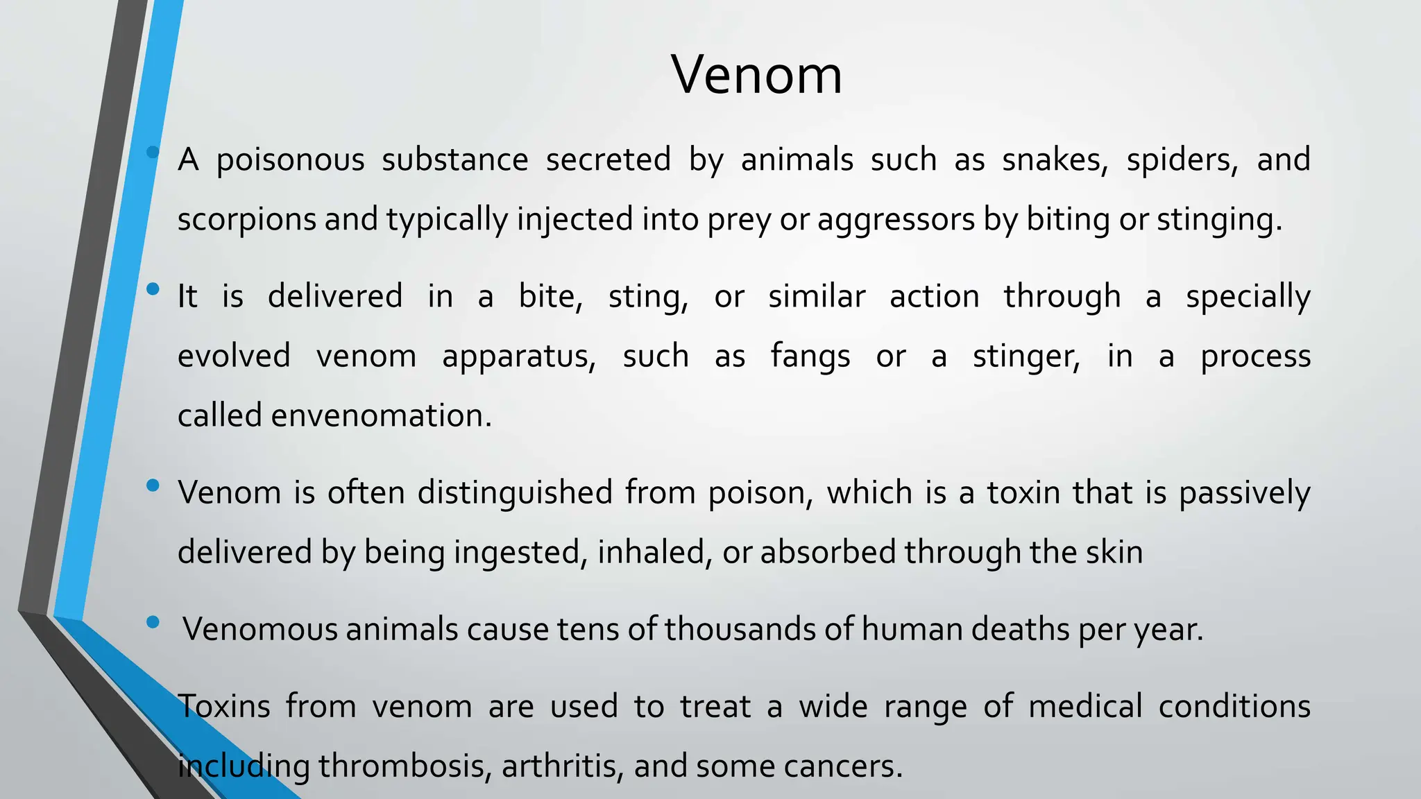 Insect Venom specifically of spiders and Scorpions | PPTX