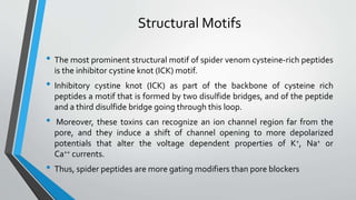 Insect Venom specifically of spiders and Scorpions | PPTX