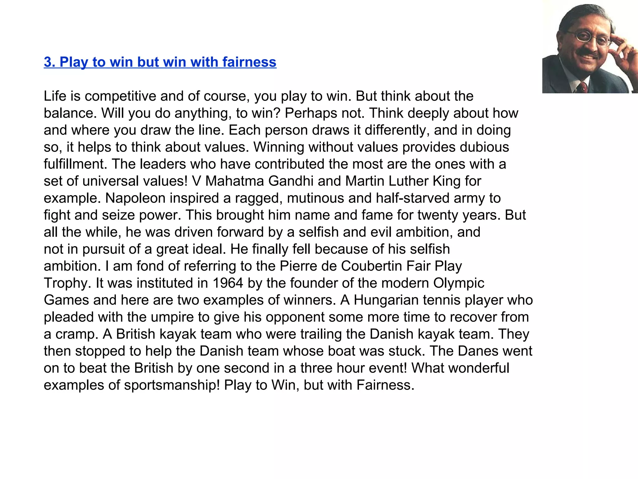 Managing Career & Expectations - Talk @ IIM by Mr. Gopalakrishnan | PPT