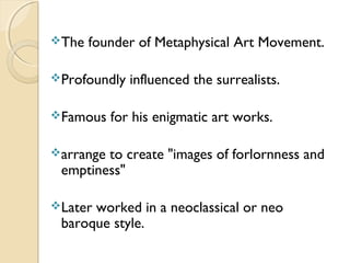 giorgio de chirico | PPT