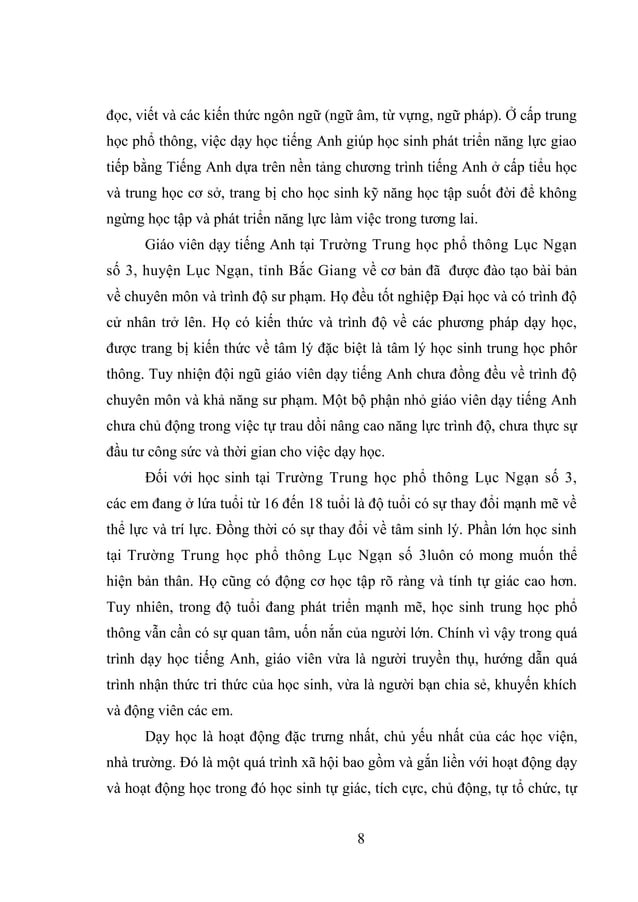 VẬN DỤNG NGUYÊN TẮC THỐNG NHẤT GIỮA LÝ LUẬN VÀ THỰC TIỄN TRONG DẠY HỌC TIẾNG ANH Ở TRƯỜNG | DOCX