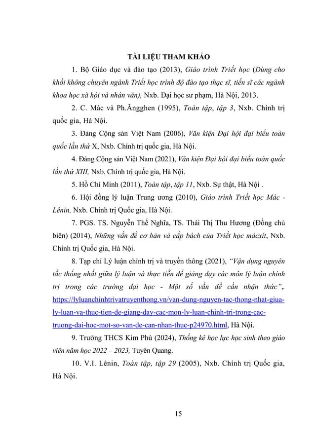 VẬN DỤNG NGUYÊN TẮC THỐNG NHẤT GIỮA LÝ LUẬN VÀ THỰC TIỄN TRONG DẠY HỌC TIẾNG ANH Ở TRƯỜNG | DOCX