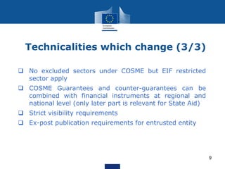 Astrid Bartels ( European Commission) - COSME Financial Instruments for ...