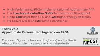 Approximate Personalized PageRank on FPGA . | PPT