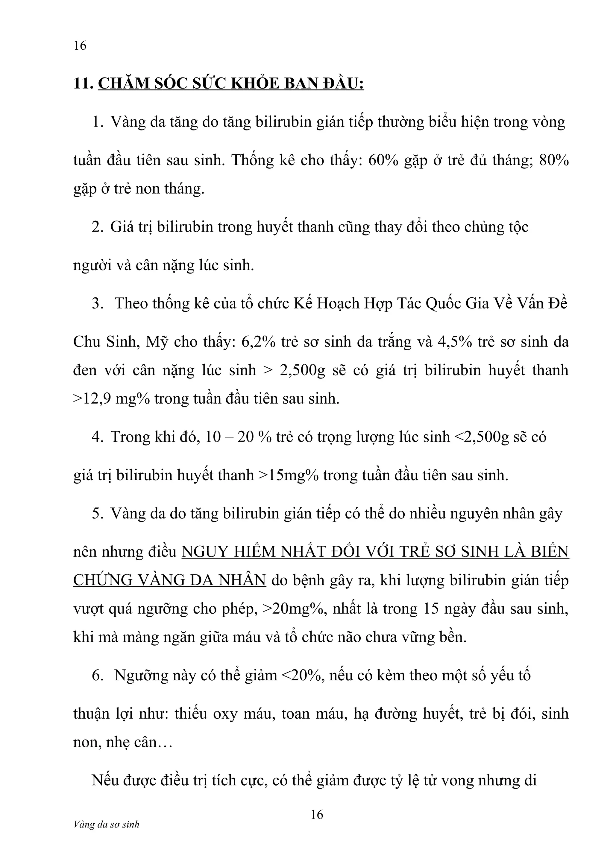 Vàng da sơ sinh | DOC