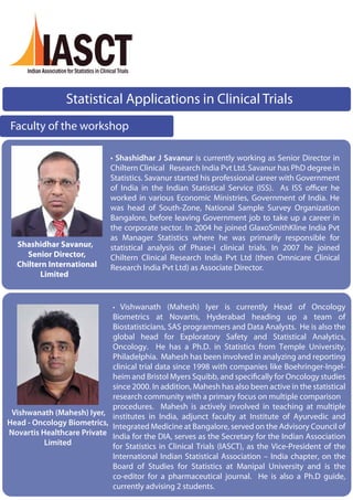 IASCT Announcement: Registrations open for SDE "Statistical ...