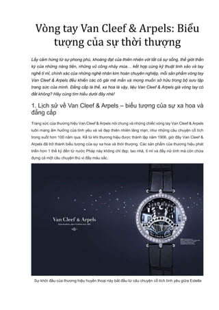 Vòng tay Van Cleef & Arpels | PDF