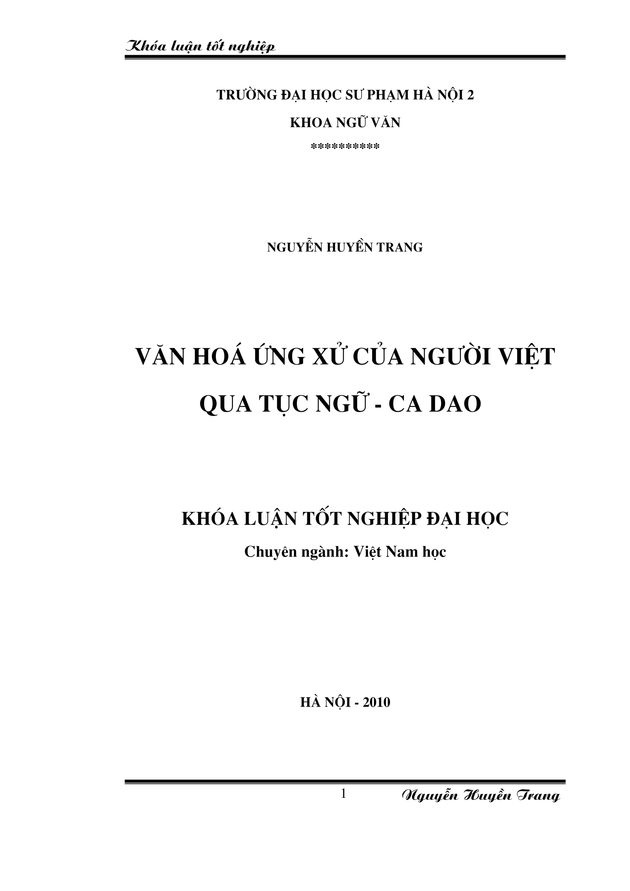 Văn hóa ứng xử của người việt qua tục ngữ - ca dao.pdf