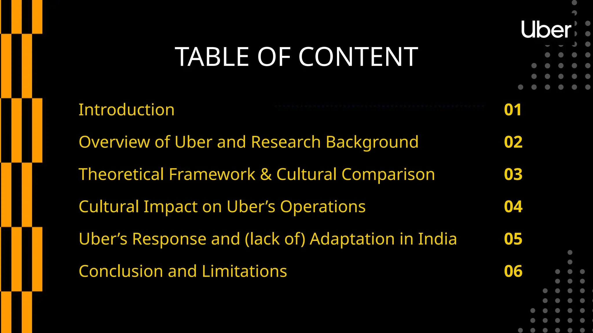 [Culture in international business] Uber in India | PPTX