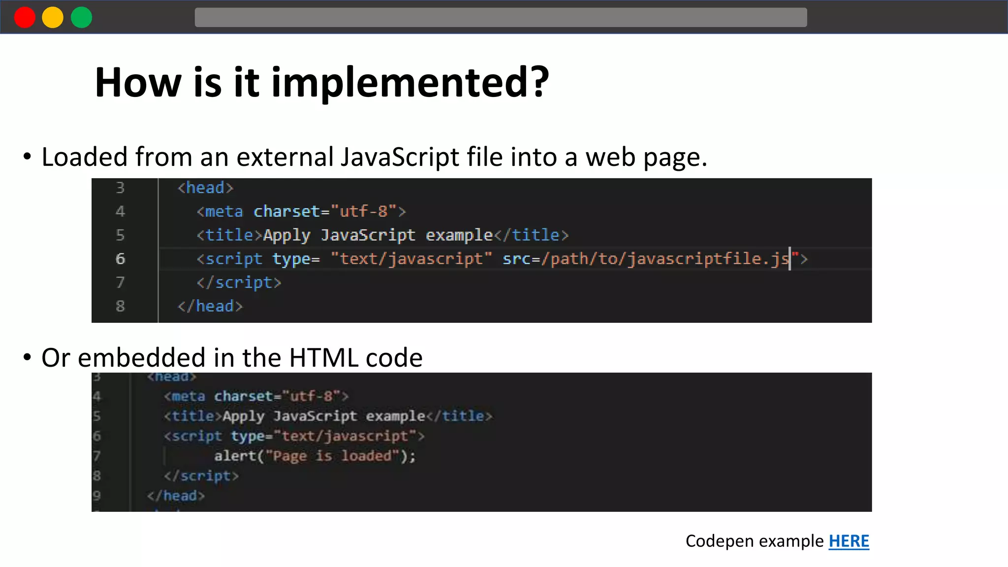 Javascript libraries | PPTX