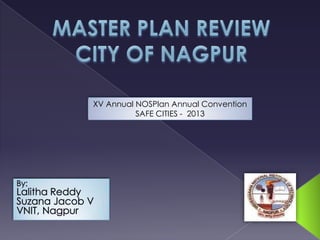 Master Plan review of Nagpur by VNIT Nagpur | PPT
