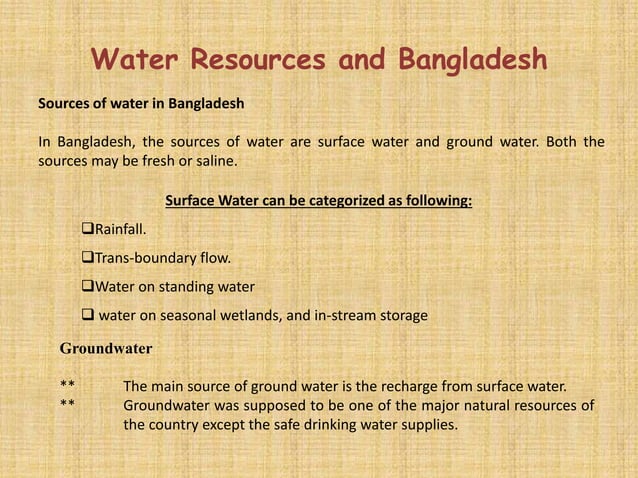 USE & MISUSE OF WATER RESOURCES & LAND RESOURCES | PPTX